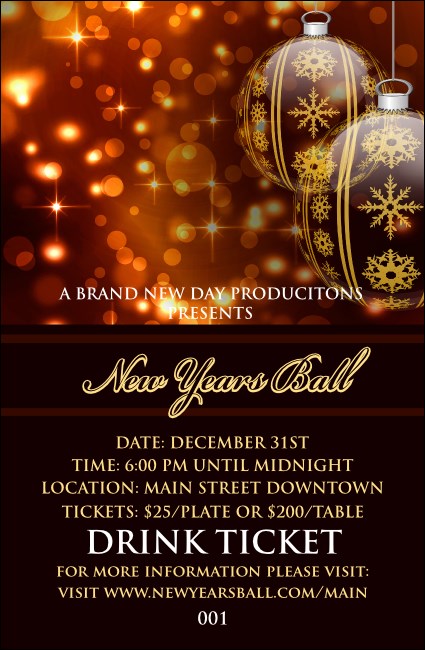 Drink Tickets | Drink Ticket Template | Eventgroove