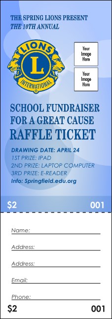 Raffle Ticket Templates for Fundraisers | Eventgroove