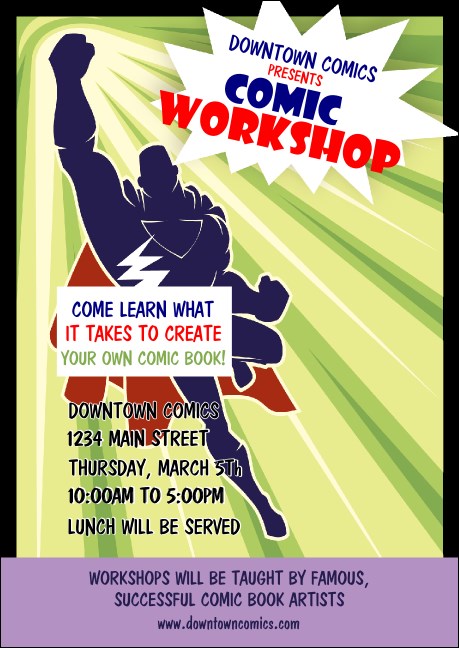 Comic Book Event Kit | Eventgroove