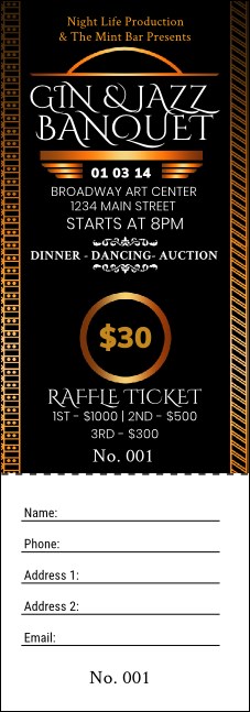 Create Raffle Tickets Online | Fast Raffle Ticket Printing