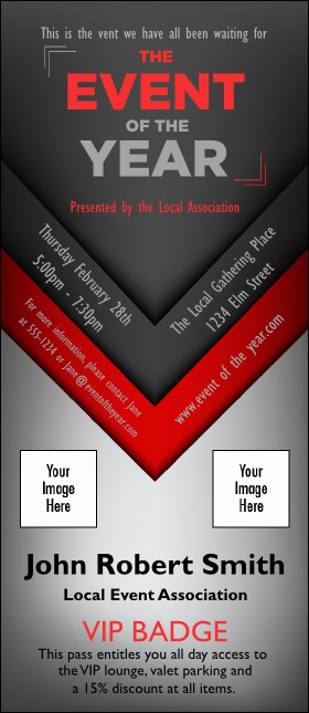 Large Custom Conference Badges | Speedy Badge Printing