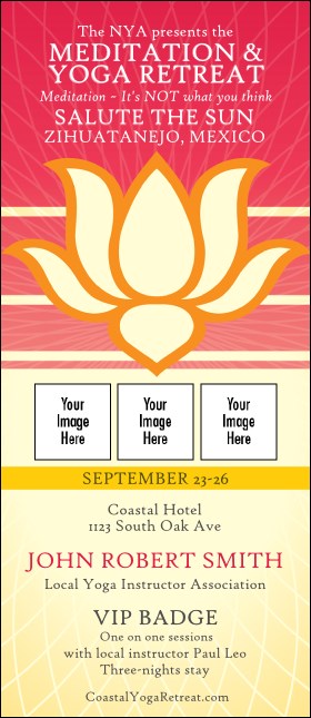 Large VIP Custom Conference Badges | Eventgroove