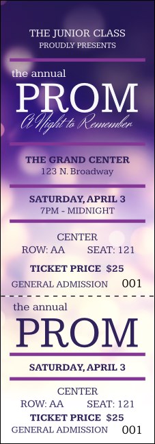 Custom Event Ticket Printing | 1-Business Day Turnaround