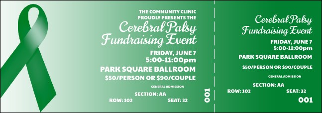 Affordable Fundraiser Event Ticket Printing | No Minimums