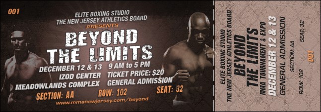 Sports Ticket Templates | Eventgroove