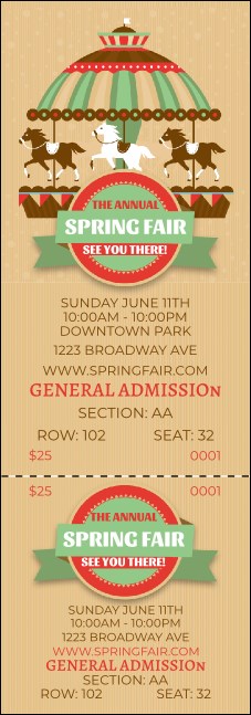 Customizable Party Ticket Templates | Party Ticket Printing