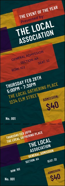 Event Ticket Designs | Ticket Printing | Eventgroove