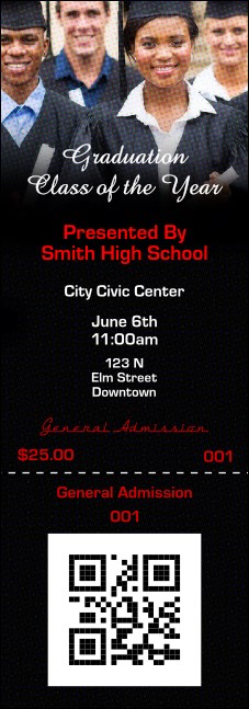 Graduation Ticket Templates | Graduation Ticket Printing