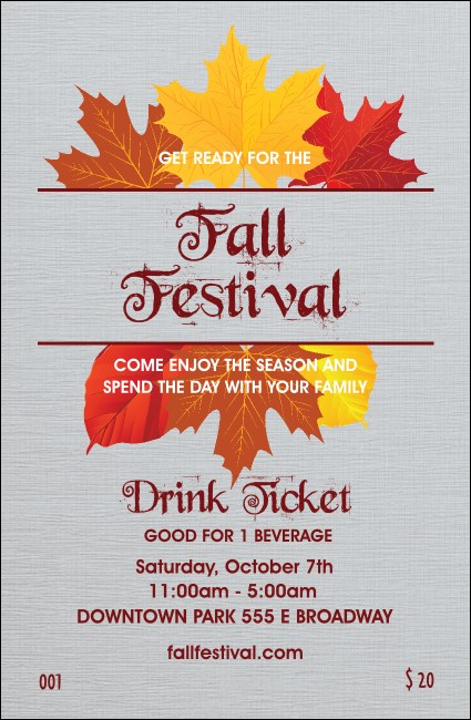 Drink Tickets | Drink Ticket Template | Eventgroove