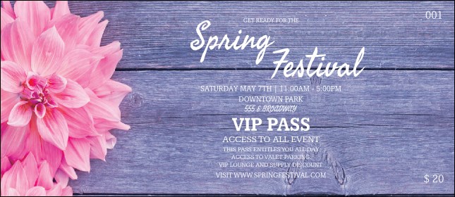 VIP Pass Template | Custom VIP Passes | Eventgroove