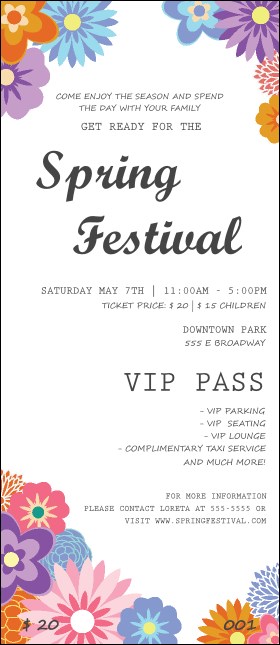 VIP Pass Template | Custom VIP Passes | Eventgroove