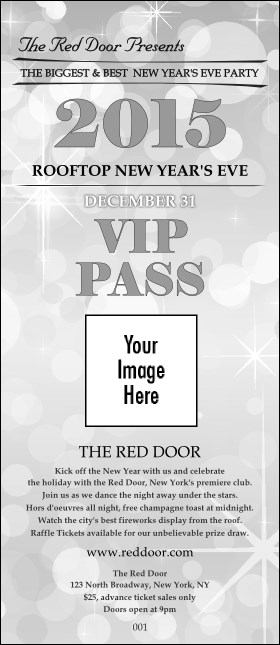 VIP Pass Template | Custom VIP Passes | Eventgroove