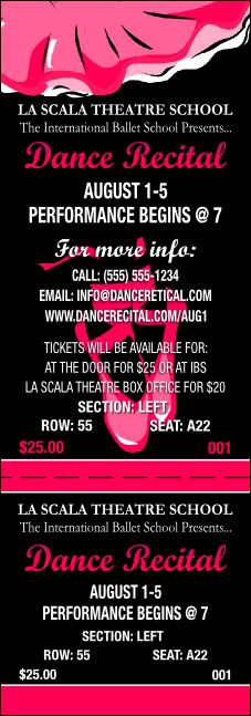 Dance Custom Event Tickets | Eventgroove