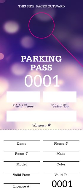 Custom Parking Passes & Stickers | Valet & Permit Tags