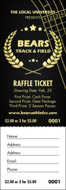 Custom Sports Raffle Tickets | Eventgroove