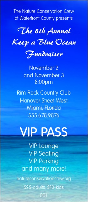 VIP Pass Template | Custom VIP Passes | Eventgroove