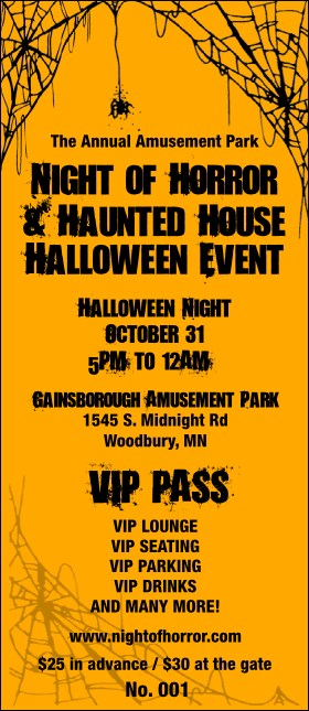 VIP Pass Template | Custom VIP Passes | Eventgroove