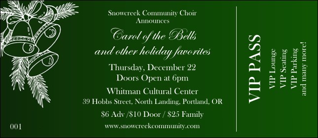 VIP Pass Template | Custom VIP Passes | Eventgroove