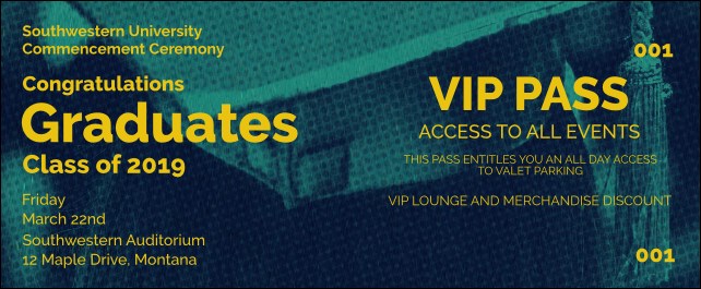 VIP Pass Template | Custom VIP Passes | Eventgroove