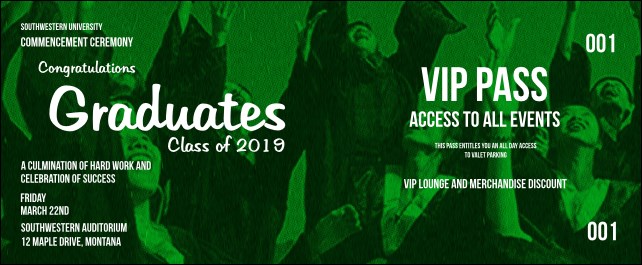 VIP Pass Template | Custom VIP Passes | Eventgroove
