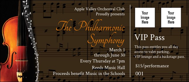 Concert VIP Pass Templates | Eventgroove