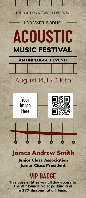 Backstage Passes | Custom Backstage Pass Printing