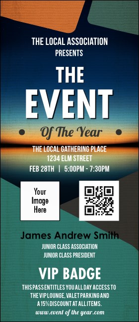 Large VIP Custom Conference Badges | Eventgroove