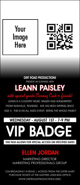 Large VIP Custom Conference Badges | Eventgroove