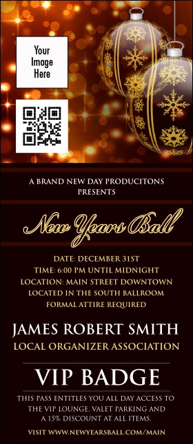 Large VIP Custom Conference Badges | Eventgroove