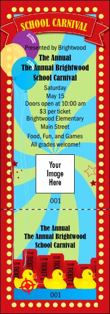 Affordable Fundraiser Event Ticket Printing | No Minimums