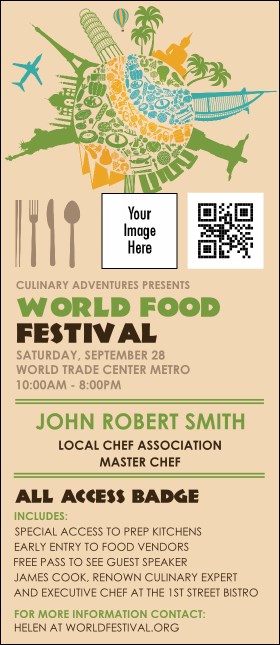 Festival Event Badges | Festival Credentials & Vendor Badges