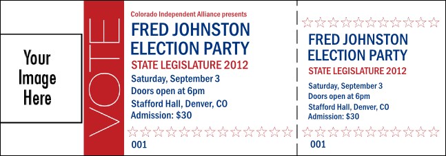 Affordable Fundraiser Event Ticket Printing | No Minimums