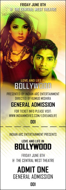 Concert Ticket Templates | Custom Concert Tickets