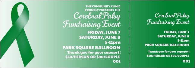 Affordable Fundraiser Tickets | Custom Event Ticket Printing