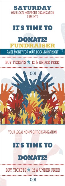 Affordable Fundraiser Tickets | Custom Event Ticket Printing
