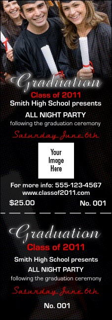 Graduation Ticket Templates | Graduation Ticket Printing