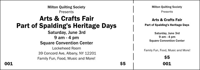 Custom Event Ticket Printing | Ships In 24 Hours