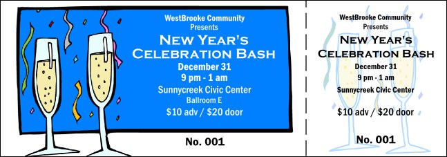 Customizable Party Ticket Templates | Party Ticket Printing