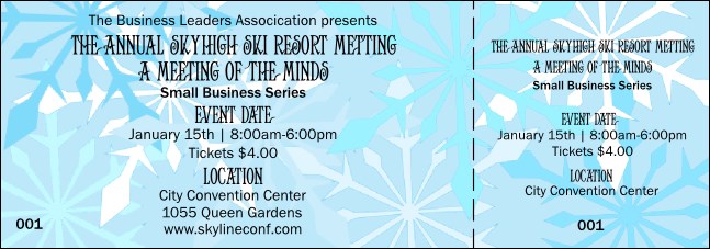 Customizable Holiday Event Tickets | Holiday Ticket Printing