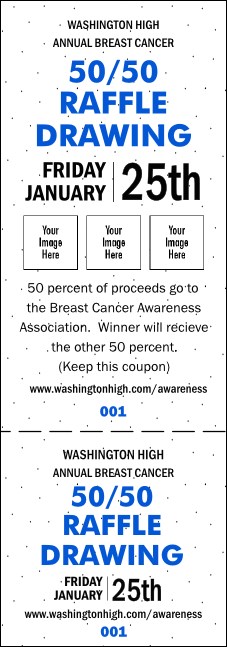 50-50 Raffle Ticket Designs for a Cash Raffle | Eventgroove