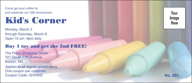 Print Custom Coupons | Coupon Printing Services | Eventgroove