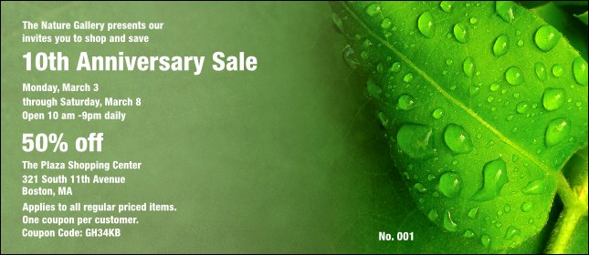 Print Custom Coupons | Coupon Printing Services | Eventgroove