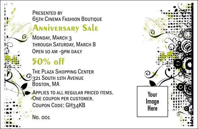 Print Custom Coupons | Coupon Printing Services | Eventgroove