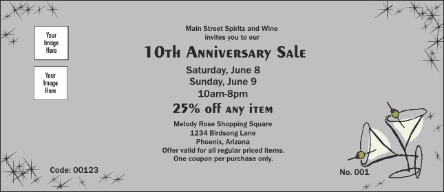 Print Custom Coupons | Coupon Printing Services | Eventgroove