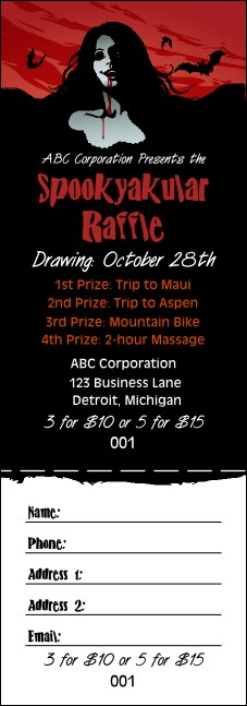 Seasonal Custom Raffle Tickets | Eventgroove