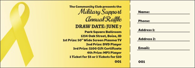 Raffle Ticket Designs | Raffle Ticket Printing | Eventgroove