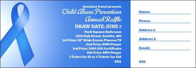 Raffle Ticket Maker | Design Your Own Raffle Tickets Online