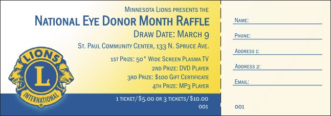 Raffle Ticket Templates for Fundraisers | Eventgroove