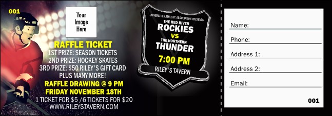 Custom Sports Raffle Tickets | Low Cost + Fast Turn Around