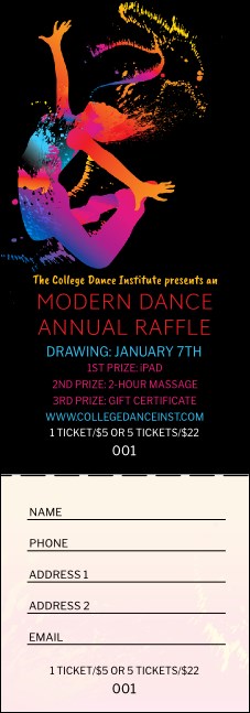 Create Raffle Tickets Online | Fast Raffle Ticket Printing
